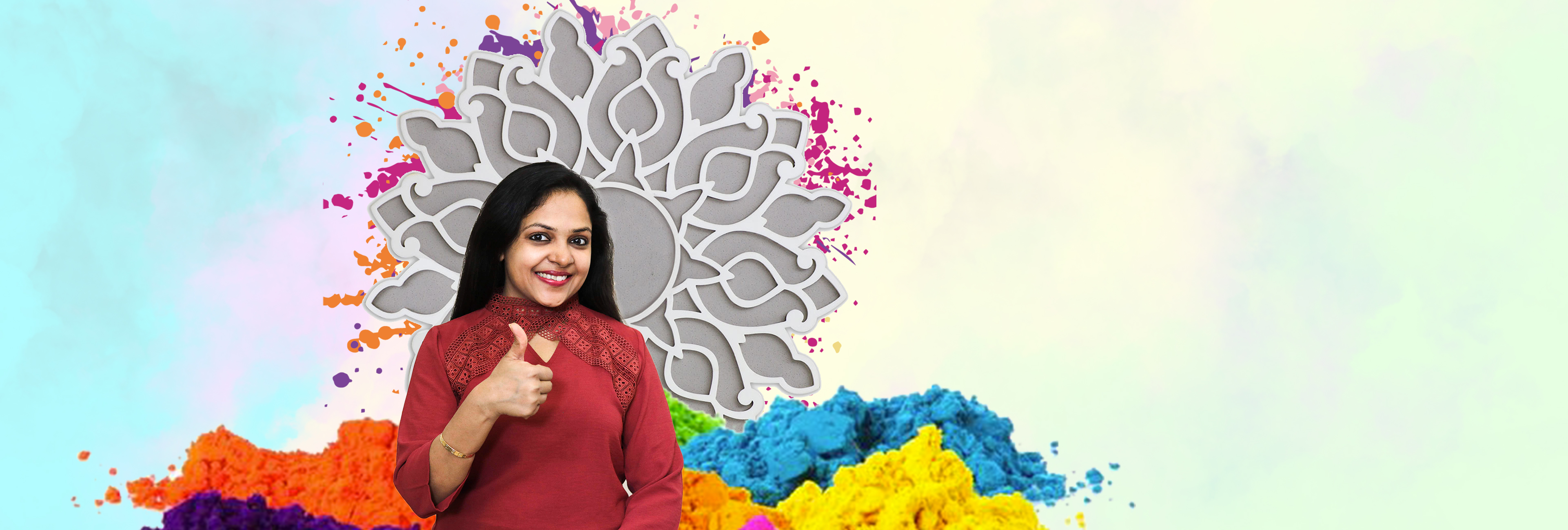 Island Rangoli banner – Sparsh Hacks