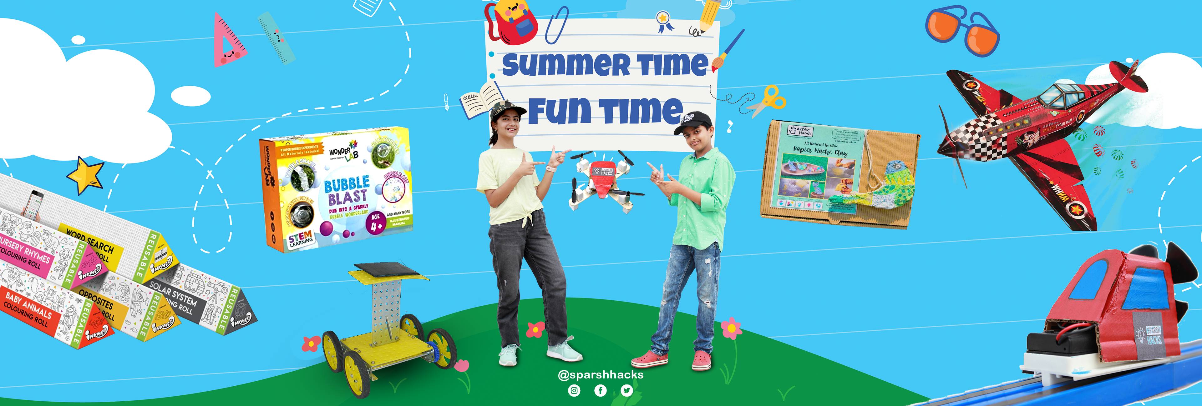 Activity Kits for 6 – 10 Years – Sparsh Hacks