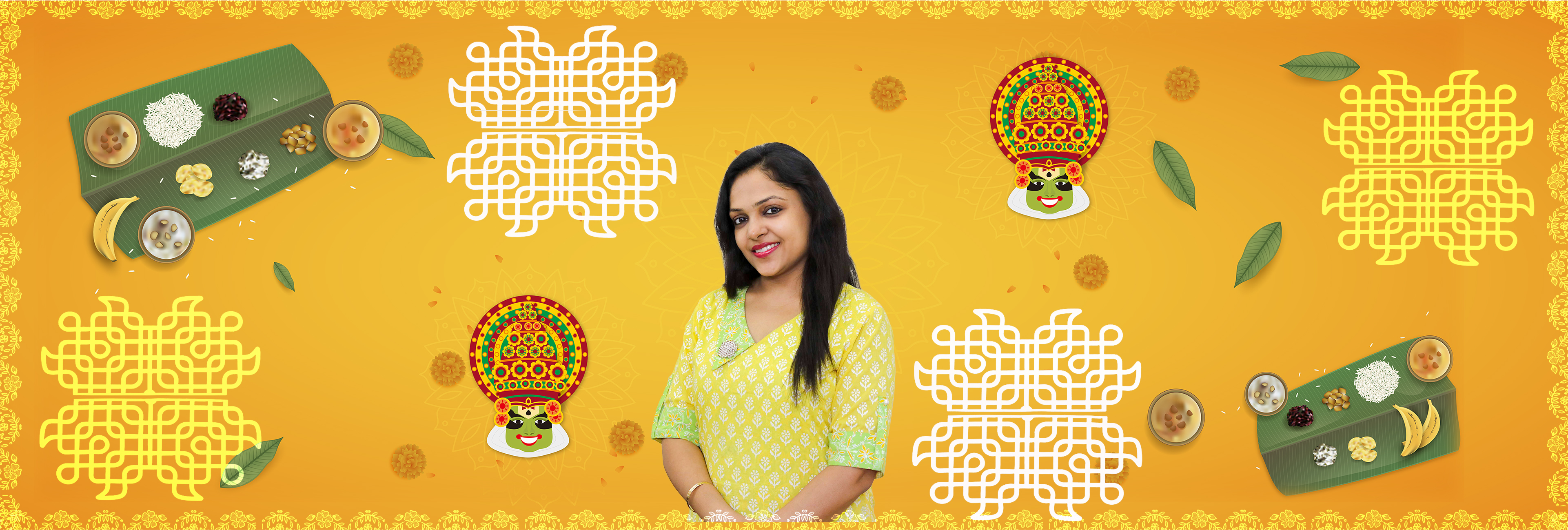 Onam Kolam Banner – Sparsh Hacks